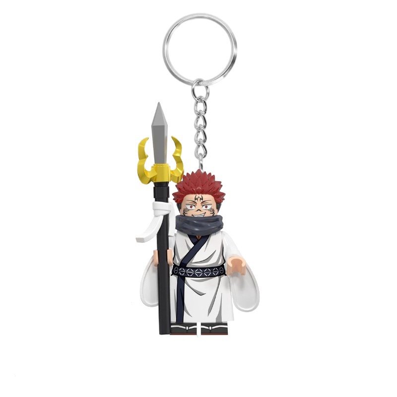 Keychain LEGO Minifigure Ryomen Sukuna Jujutsu Kaisen2 | Shopee Singapore
