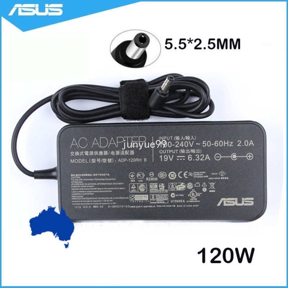 Genuine 19V 6.32A 120W Asus PA-1121-28 ADP-120RH B A15-120P1A Charger ...