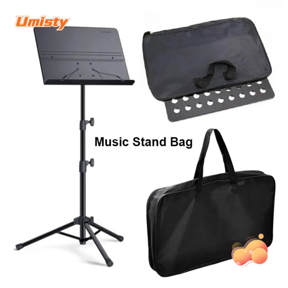 UMISTY Music Stand Pack, Cloth Folding Sheet Stand Bag, Portable ...