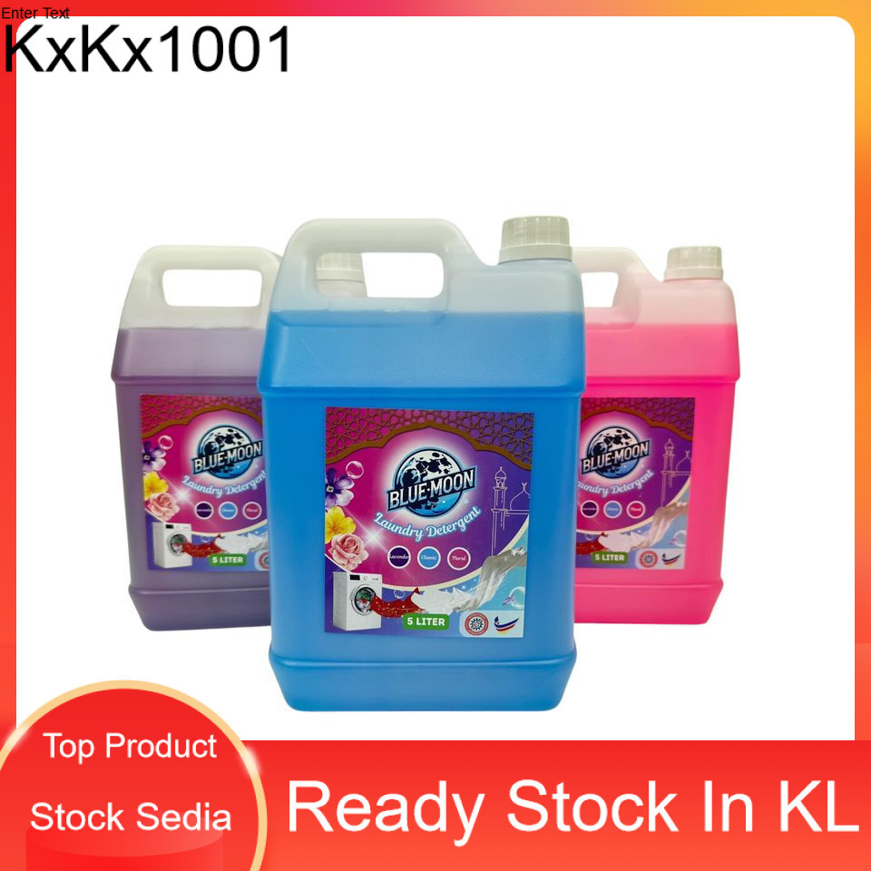 Sabun Dobi 5L Liquid Detergent (Wangi + Pelembut + Antibaktiria ...