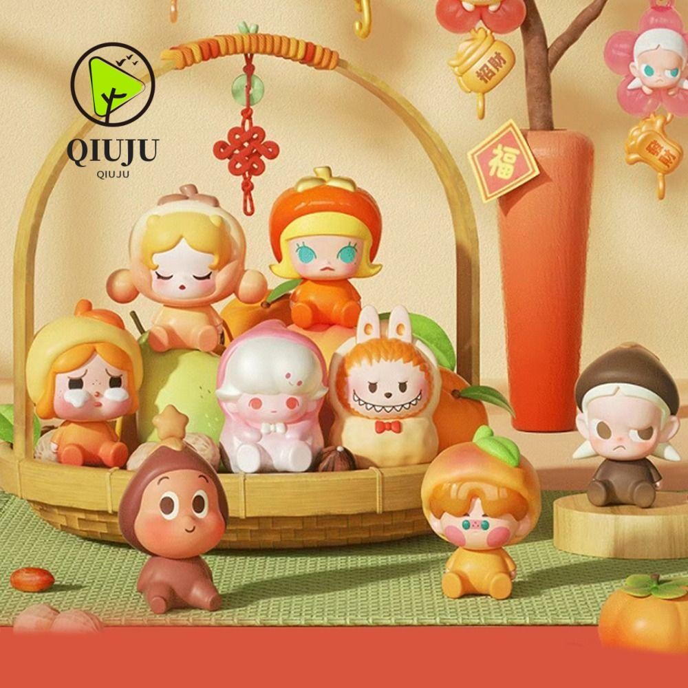 QIUJU Anime Figure Model, Year Series MOLLY Labubu CRYBABY Small ...