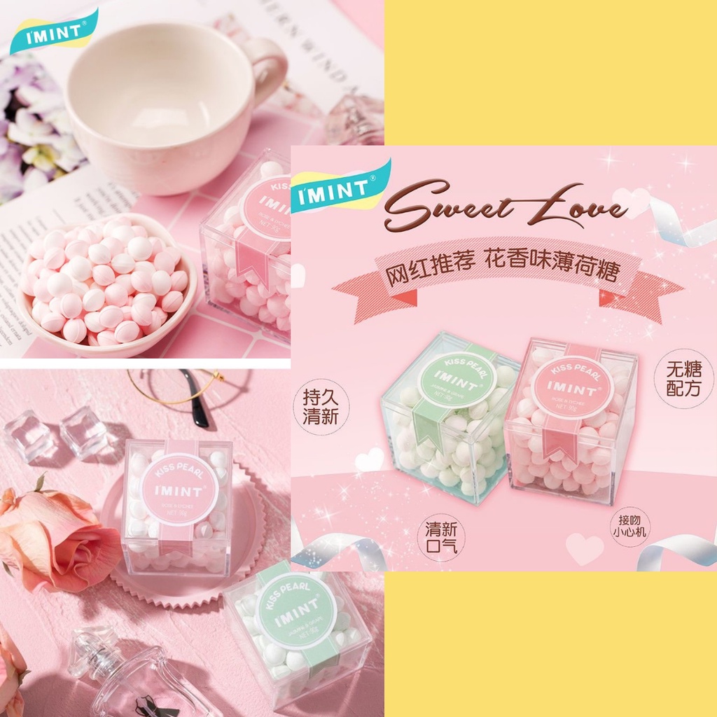 【Sugar-Free】IMINT无糖花香清新薄荷糖 MINT Candy Fresh 随身携带接吻糖约翰清新口气 Fresh breath ...
