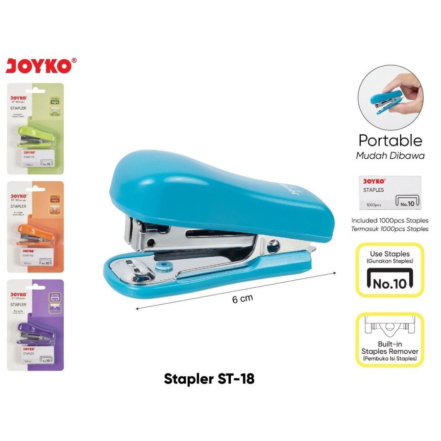 St-18 Snap Stapler (1 Set Of Stapler+Refill) | Shopee Singapore