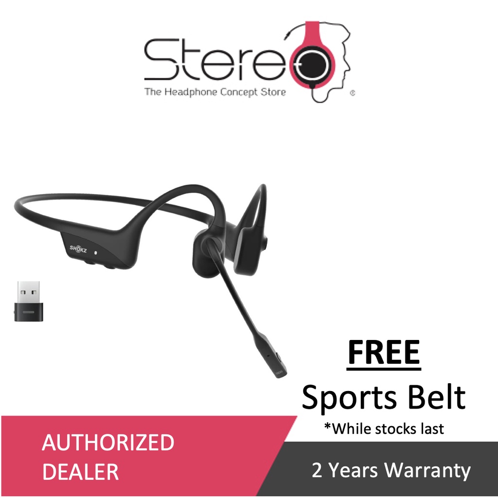 Shokz Opencomm 2 UC Wireless Bone Conduction Headphone | Shopee Singapore