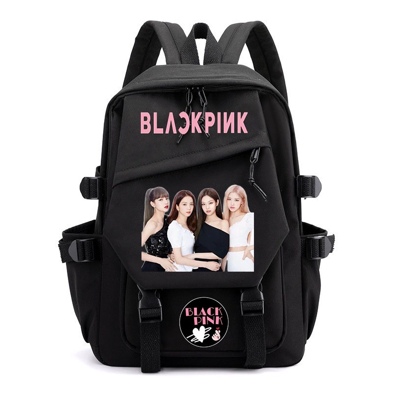Korean Backpack BLACKPINK Laotop Backpack Cute Student School Bagpack ...