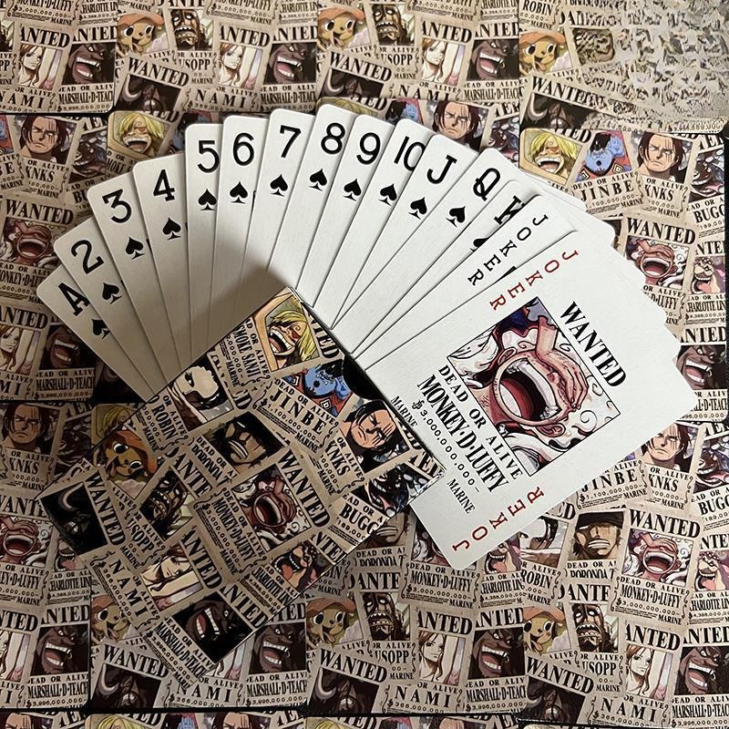 One Piece Luffy rare edition poker Great channel New world wanted table ...