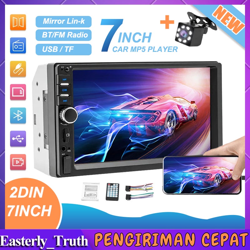 LAYAR (Ready Stock) 7Inch Car Radio Head Unit HD Mirrorlink Android Car ...