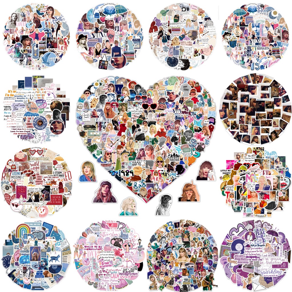 200/100/60/50PCS Taylor Swift Album Folklore Evermore Lover Speak Now ...