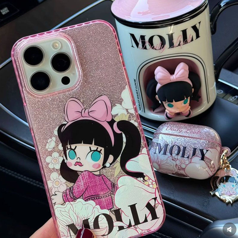 Chic Popmart x Molly cute Apple Mobile Protection Casing 7/8plus/x/xs ...