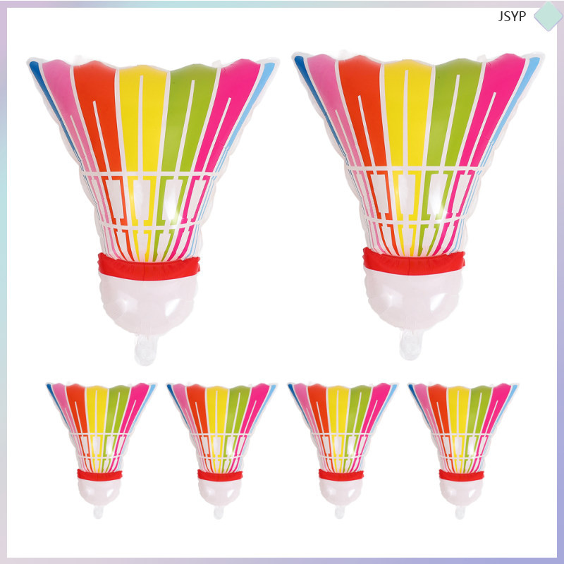 6pcs Giant Inflatable Badminton Balloon Badminton Party Decorations ...