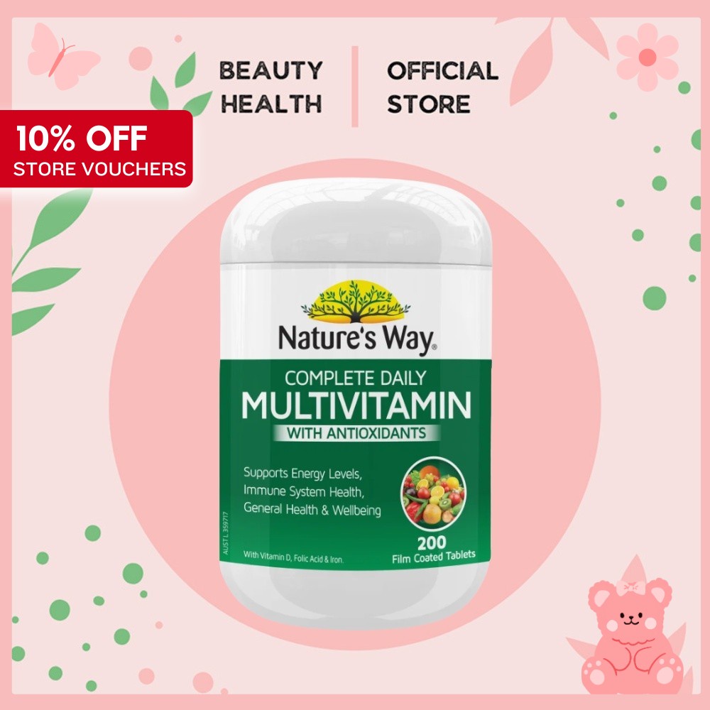 (Brand Authorised) Nature's Way Multivitamin with Antioxidants 200 ...