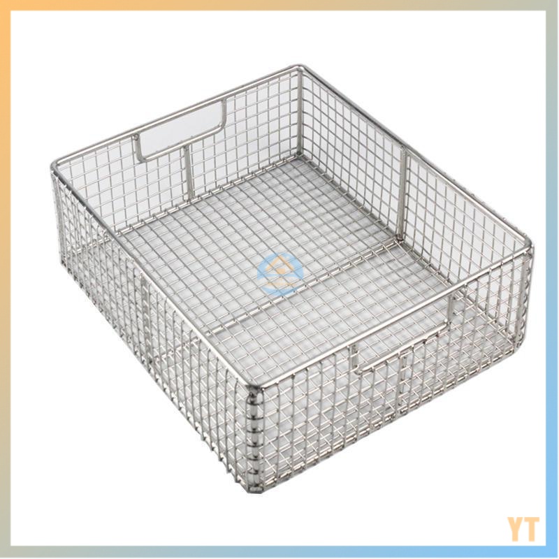 Customized 304 stainless steel instrument baskets rectangular storage ...