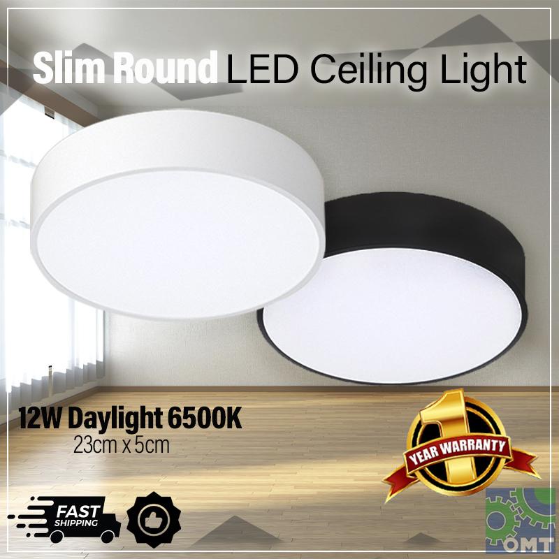 Ceiling LED Light Slim Round Minimalist Modern Stylish Design Lights ...