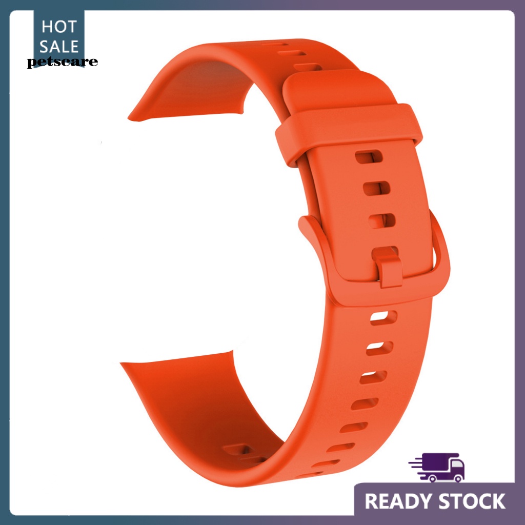 Qca Solid Color Silicone Bracelet Band Strap For Huawei Watch Fit Tia