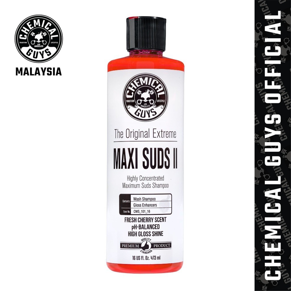 Chemical Guys Maxi Suds II Super Suds Car Wash Shampoo (16 Oz) | Shopee ...
