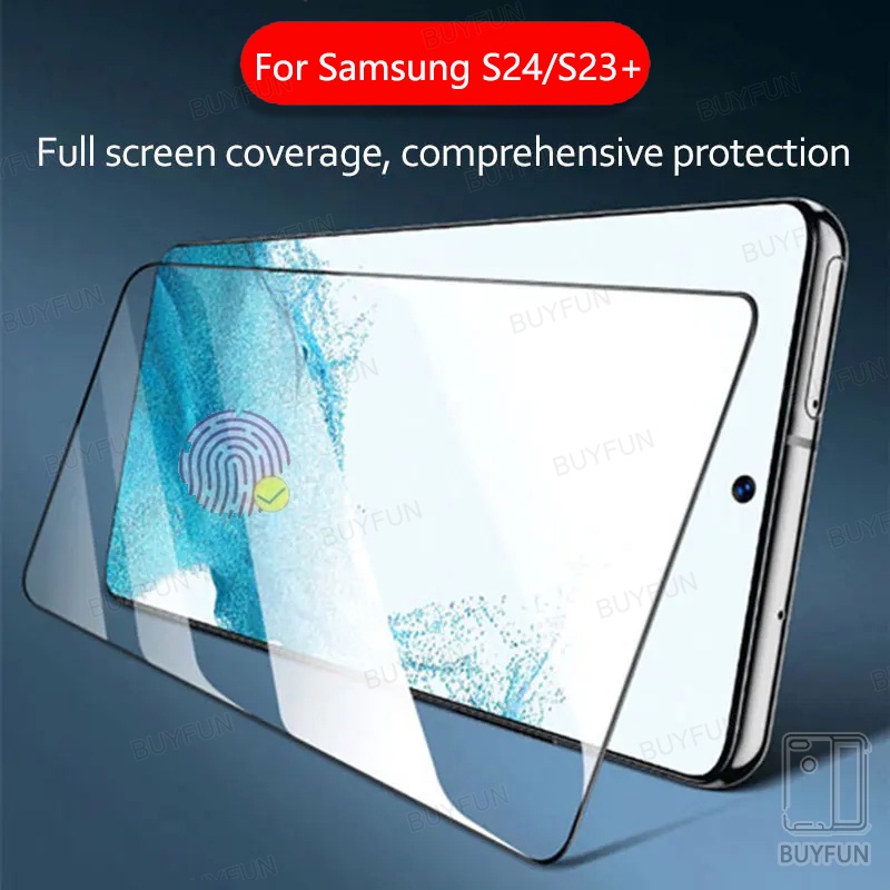 For Samsung Galaxy S25 ultra S24 Plus s25+ Full Cover Protective Glass ...