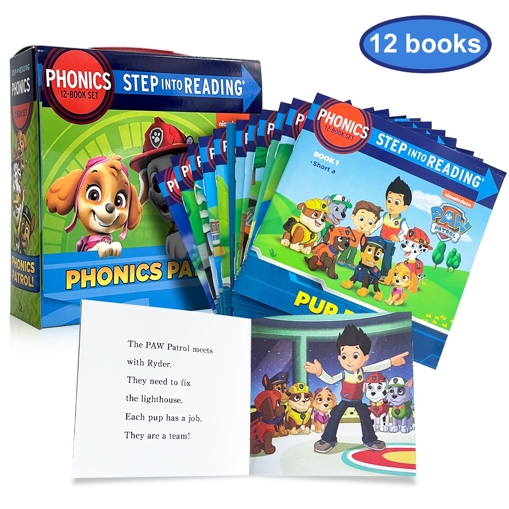 Phonics Patrol PAW 12 Step Into Reading Books Wang Wang Team Phonics Educational Picture Book ...