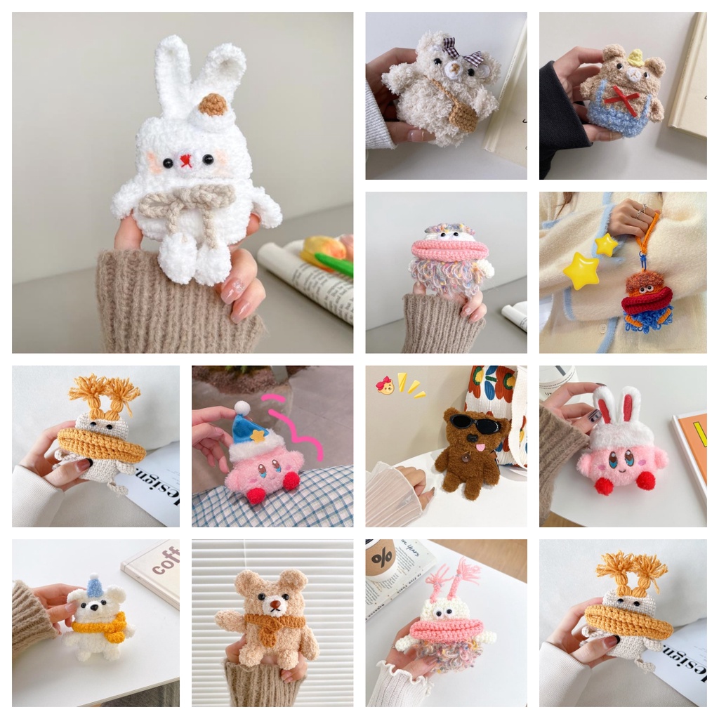Anime Cute Case for AirPods 4 ANC Anti Scratch Plush Skin Multicolor ...