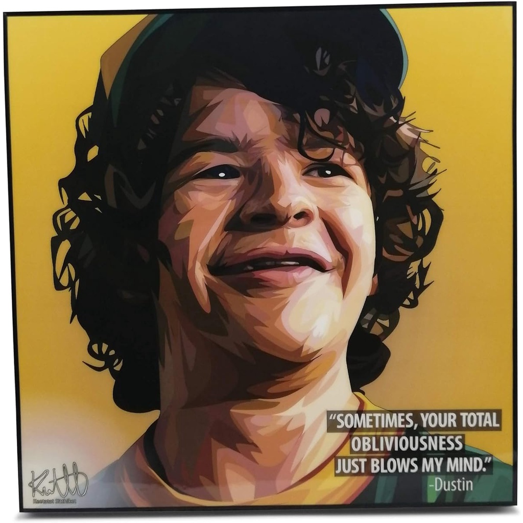 Stranger Things, Dustin Poster and print Motivational Quotes wall ...