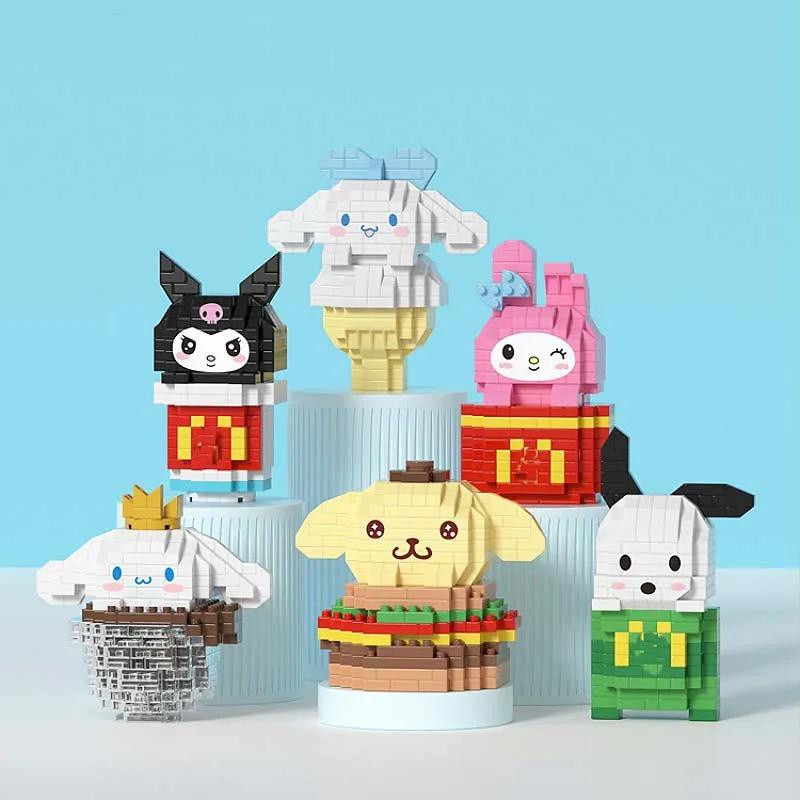 READY STOCK Sanrio Micro Building Blocks Pochacco Kuromi Melody ...