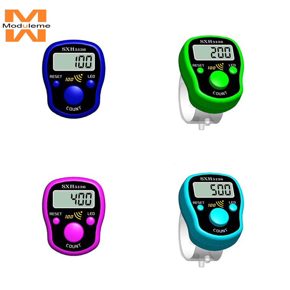 LED Finger Tally Counter Clicker LCD Digital Finger Hand Counter with ...