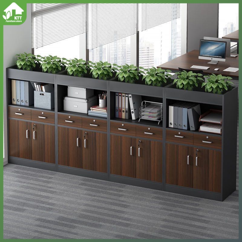 Office Wooden Filing Cabinet Partition Low Cabinet Data Cabinet Modern ...