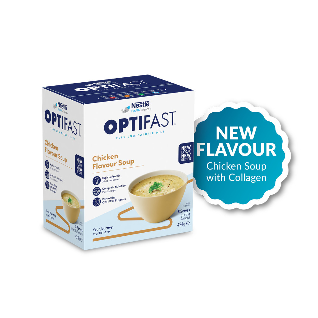 Nestle OPTIFAST VLCD SOUP Chicken (8x53g) | Shopee Singapore