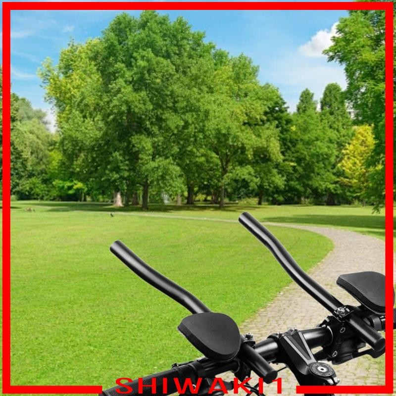 [Shiwaki1] 2 Pieces Bike Arm Rest Bar Clip on Bike Handle for Mountain ...