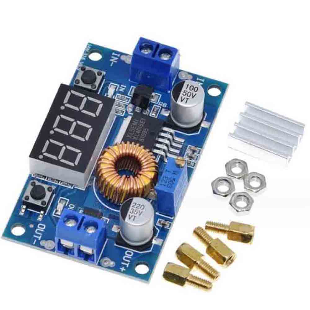 XL4015 High power 5A 75W DC-DC Adjustable Step-down Charger Module Step Down Buck Converter LED ...