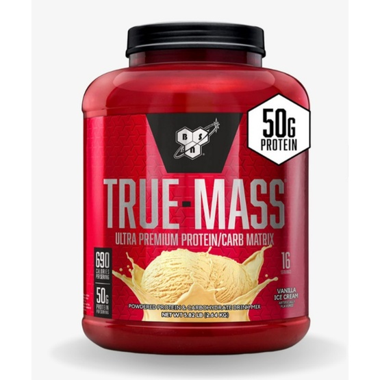 BSN True-Mass, Ultra Premium Mass Gainer (5.82lbs) | Shopee Singapore