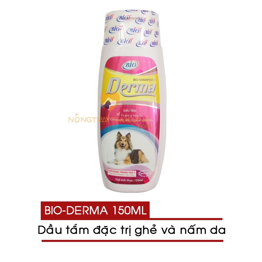 Bio Derma shower gel for dogs and cats with scabies, dermatitis, skin ...