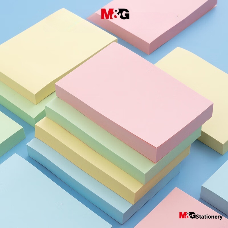 M&G 100 Pieces of 4-color Post-it Notes, 76*51mm Post-it Notes, Mass ...
