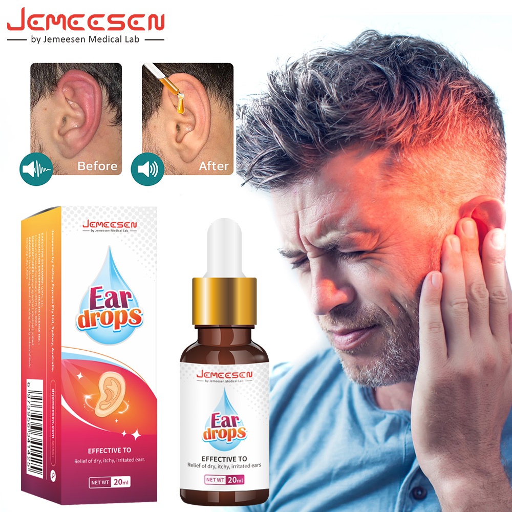【Low Price】Jemeesen Ear Drops for Ringing Ear Dry Itchy Ears Deafness ...