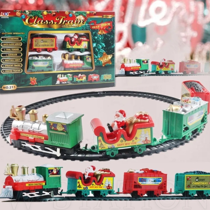 Christmas Electric Railroad Train Toys / Creative Chirstmas Tree ...