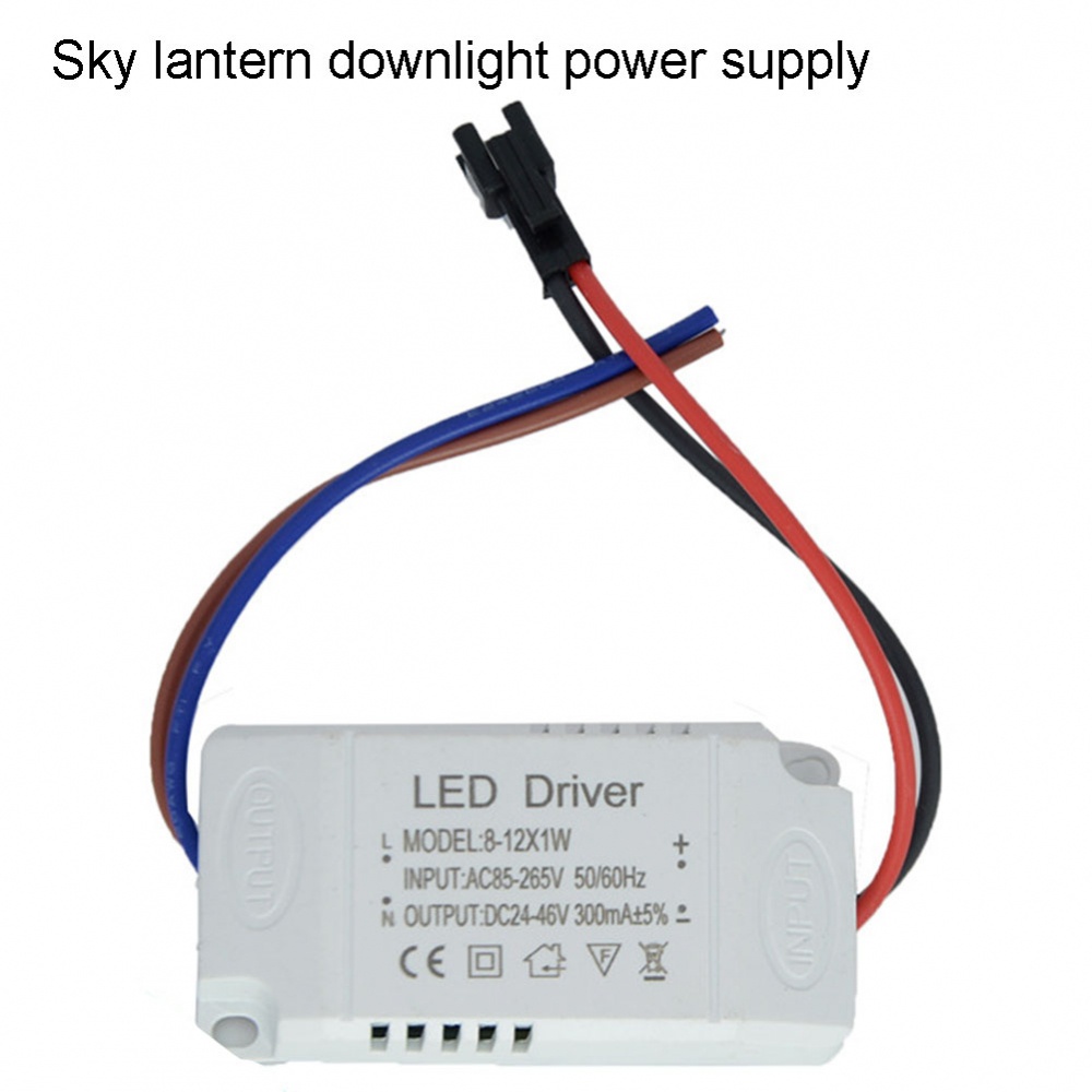 LED Driver Panel Light Power Supply Power Transformer 300mA±5% 50/60Hz ...
