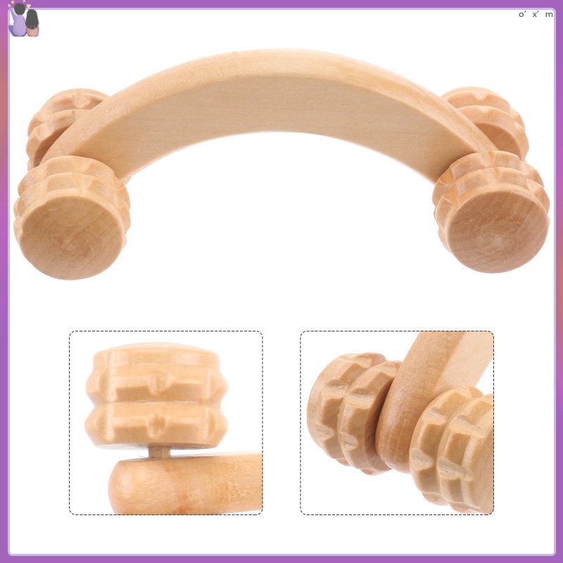Full Body Roller Foot Massagers Self Massage Tool Whole Wooden Rolling