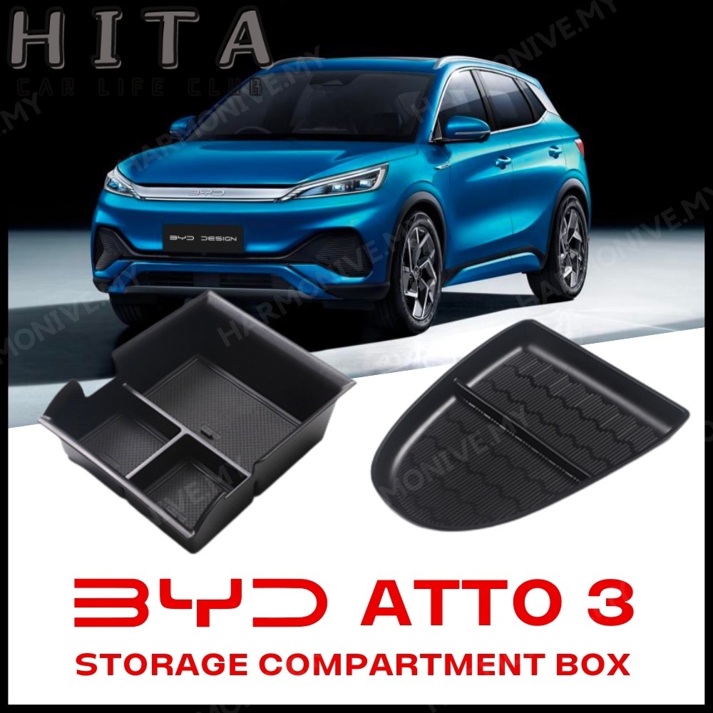 BYD ATTO 3 Armrest Storage Organizers Compartment Box | Shopee Singapore