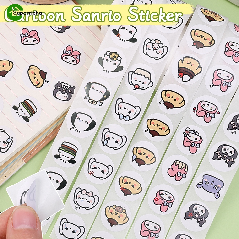 Cinnamoroll Melody Kuromi Pochacco Sealing Stickers / 200Pcs/Roll ...