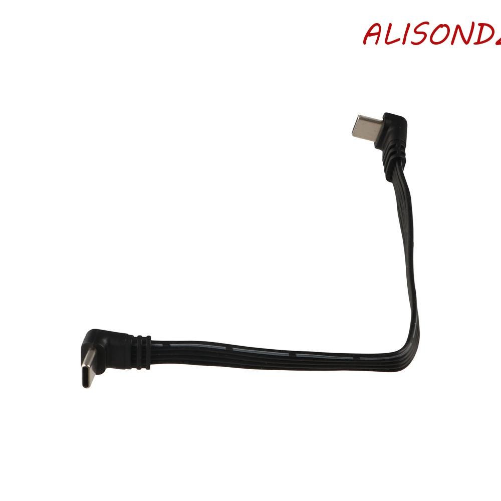 ALISONDZ Type C Extended Data Line, 90 Degree Type C to Type C USB C ...