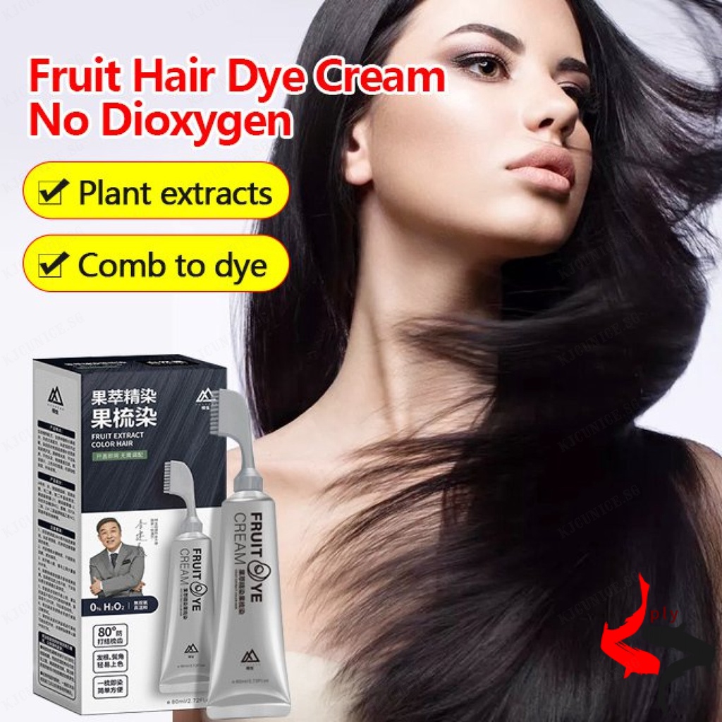 Hair Dye Cream With Comb,Combing Your Hair Is Dyeing Your Hair Black ...