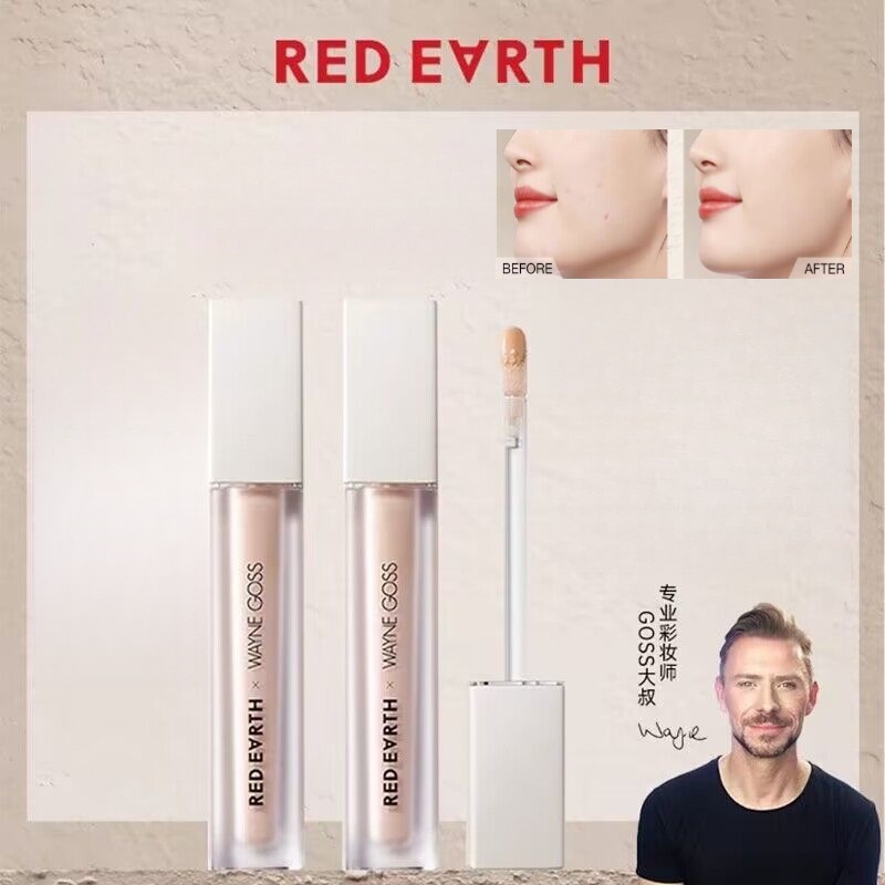 Red Earth Concealer 红地球遮瑕棒面部提亮 Lotion Cream Spots Acne Marks Face ...