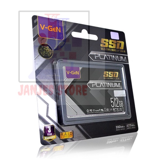 Hard DISK SSD 2.5" Solid State Drive V-GeN 512GB SATA lll | Shopee ...