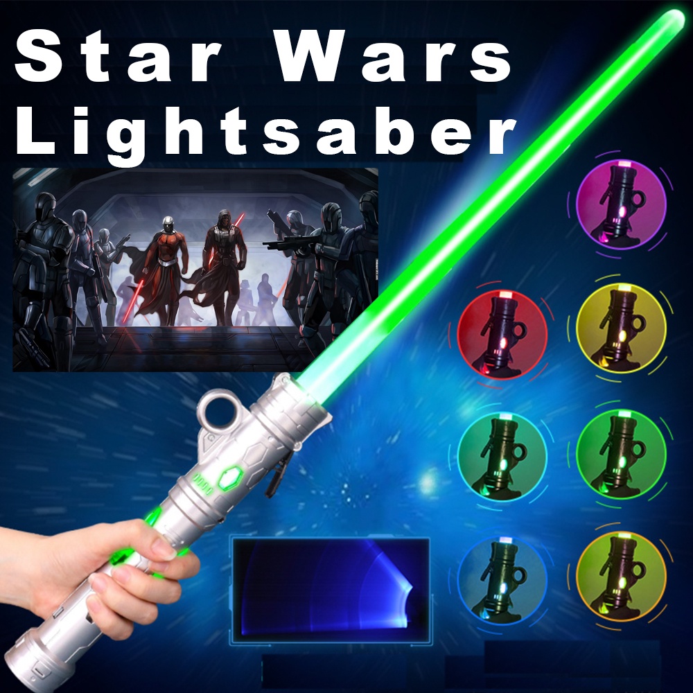 Star Wars LED Light Up Lightsaber 25 Colors Rechargeable Expandable ...