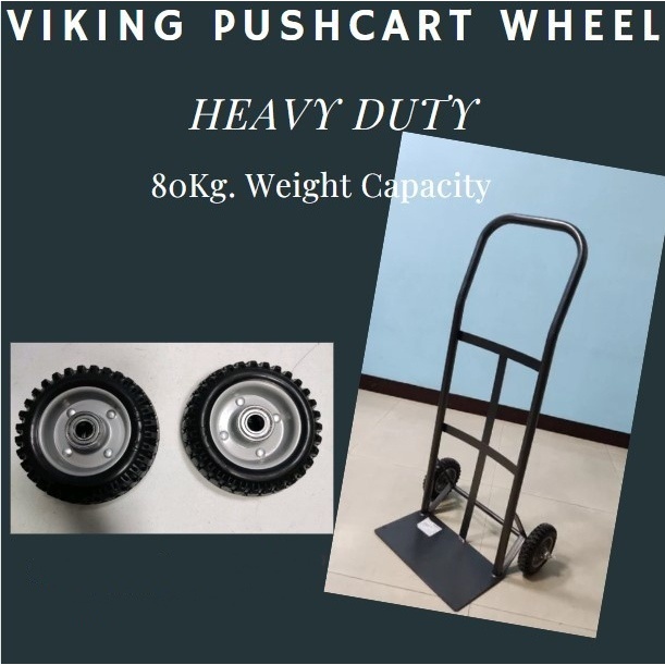 , Kartilya Push Cart Pushcart Trolley 1" Pipe x 6 inch Wheel | Shopee ...