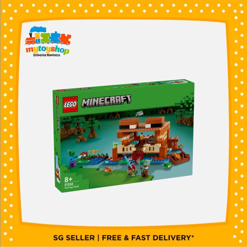 LEGO 21256 Minecraft The Frog House | Shopee Singapore