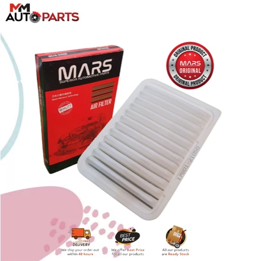 MARS AIR FILTER FOR TOYOTA VIOS NCP93, ALTIS ZZE142, WISH ZGE20 ...