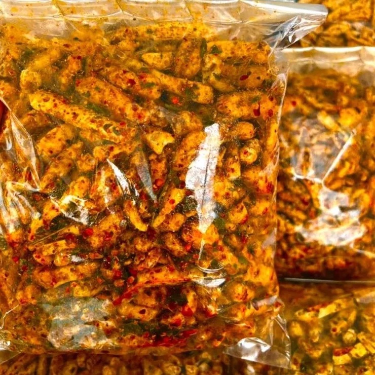 Basreng sultan bandung 1kg viral tiktok spicy chili leaves | Shopee ...