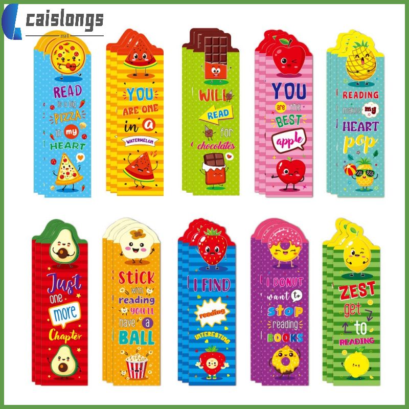 caislongs Children's Bookmark Bookmarks for Kids 8-12 Markers Reading ...