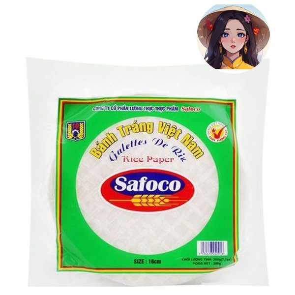 Safoco Banh Trang Vietnam Rice Paper 300g | Shopee Singapore
