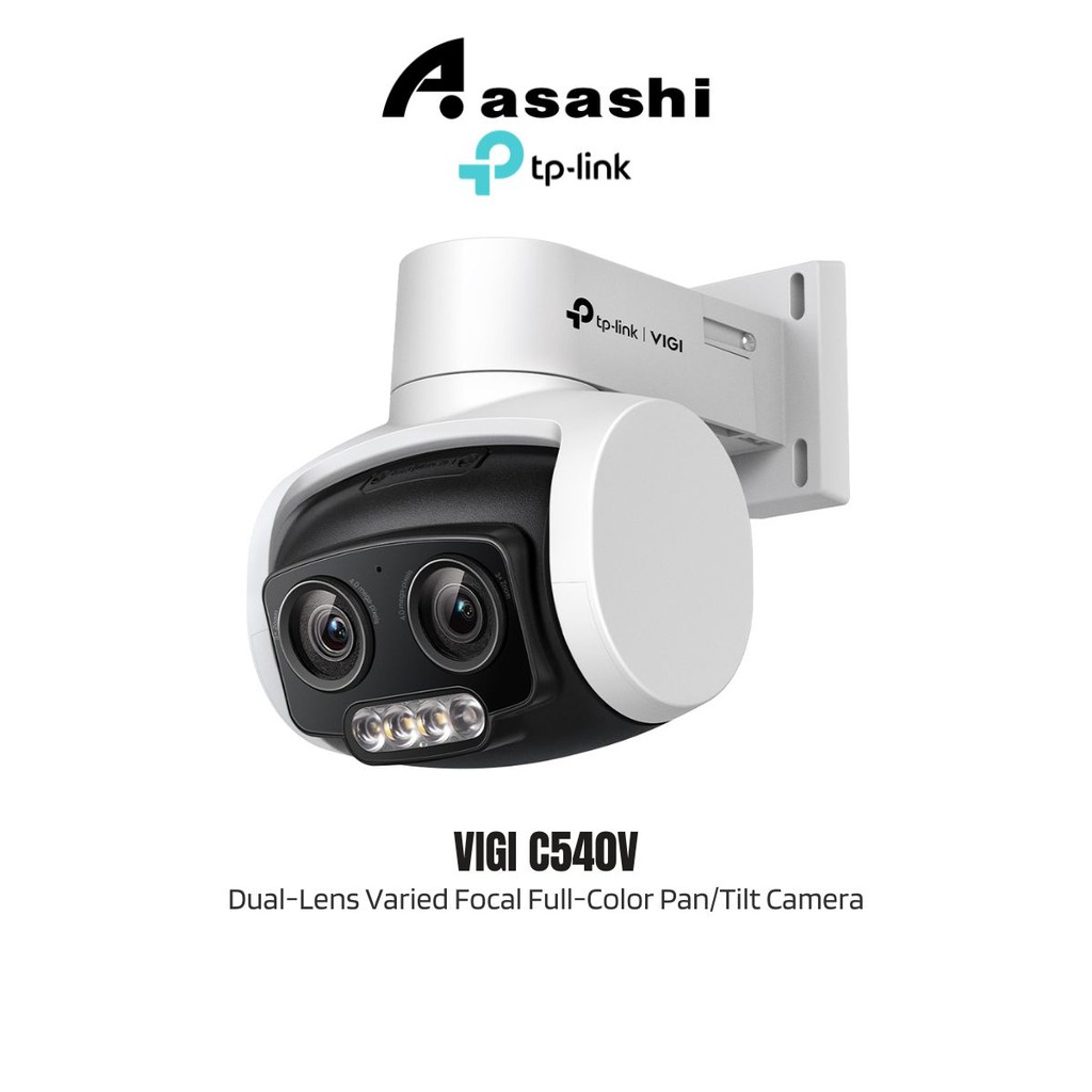 TP-Link VIGI C540V 4MP Dual-Lens Varied Focal Full-Color Pan/Tilt ...